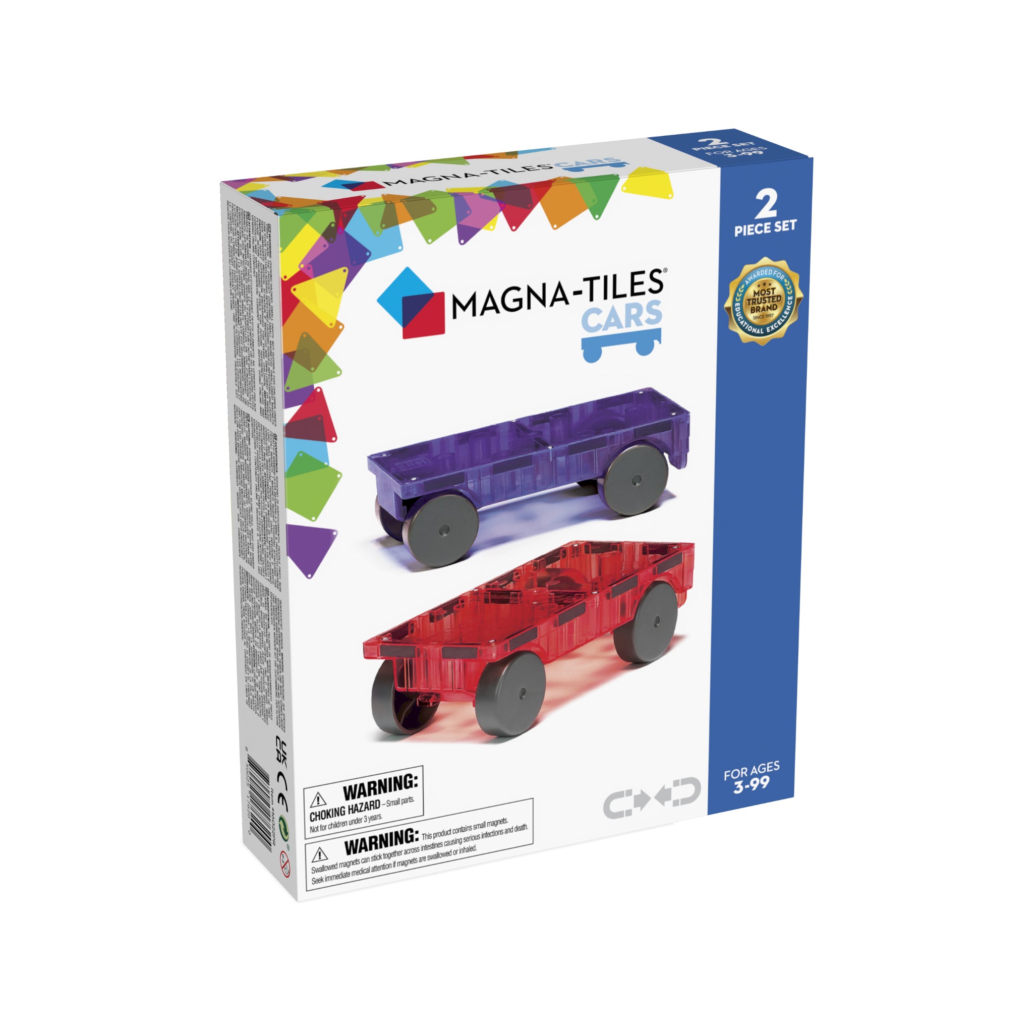 Magna-Tiles - 2 Car Expansion Set – Hugs For Kids