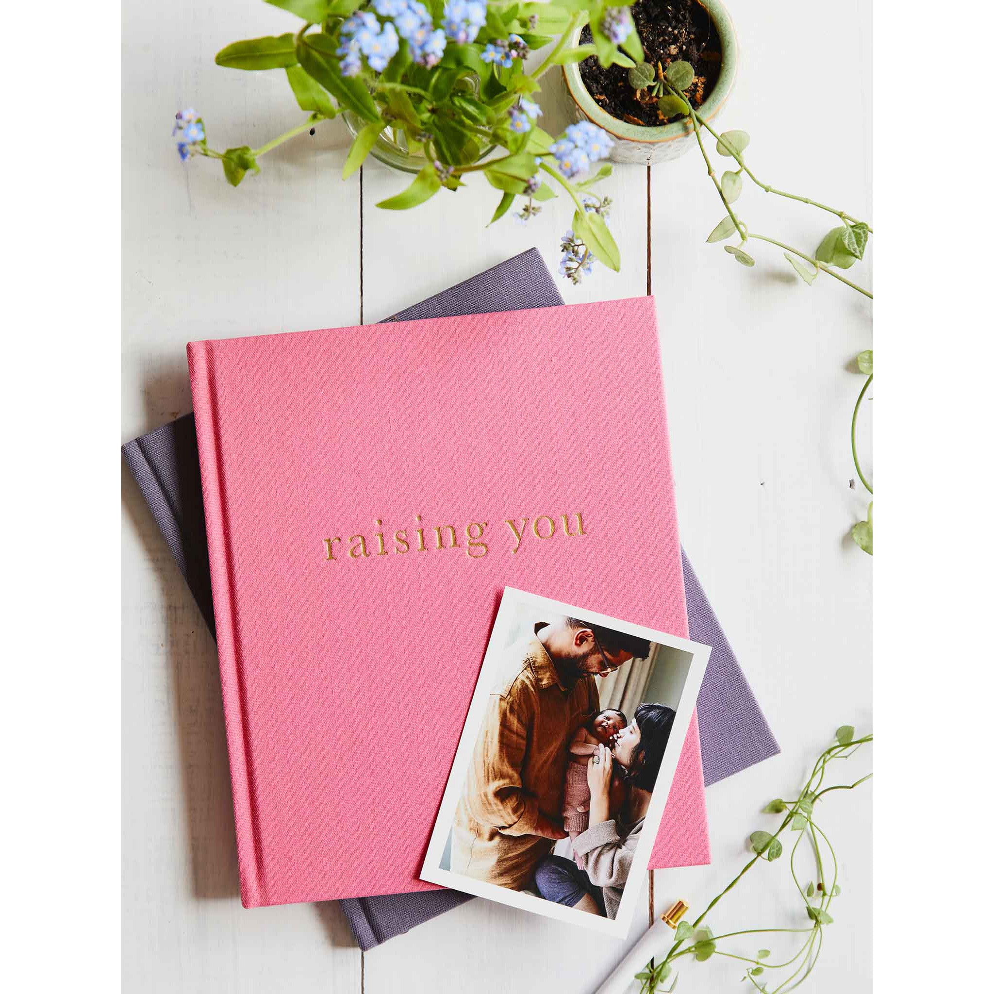 Write to Me - Raising You: Letters to my Baby. Rose Pink – Hugs For Kids